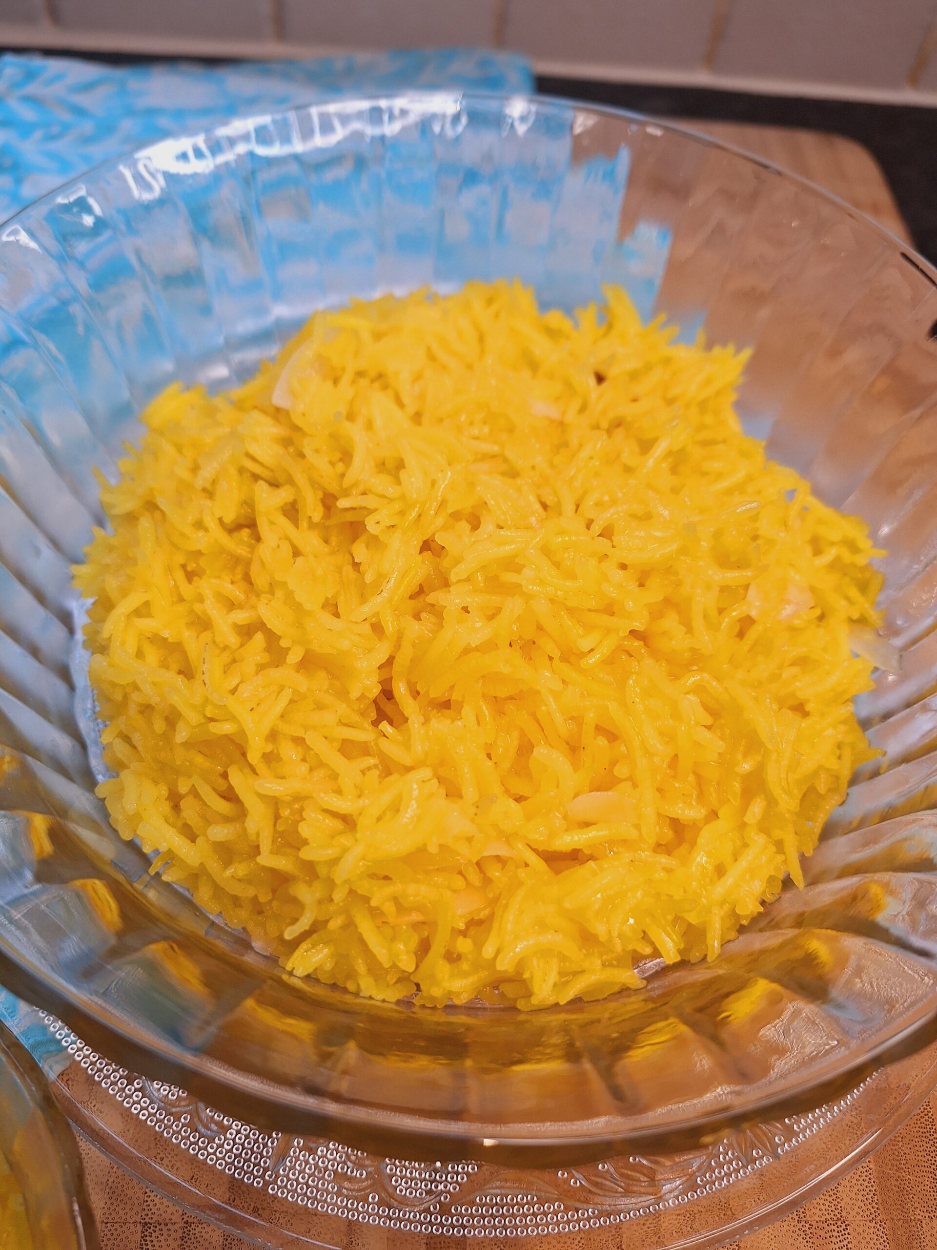Zarda (Meethe Chawal- Sweet Rice) a colourful celebratory dessert ...