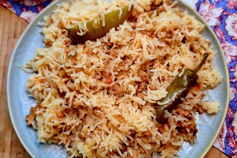 Keema Rice, one pot dish rice dish – Feasting Food