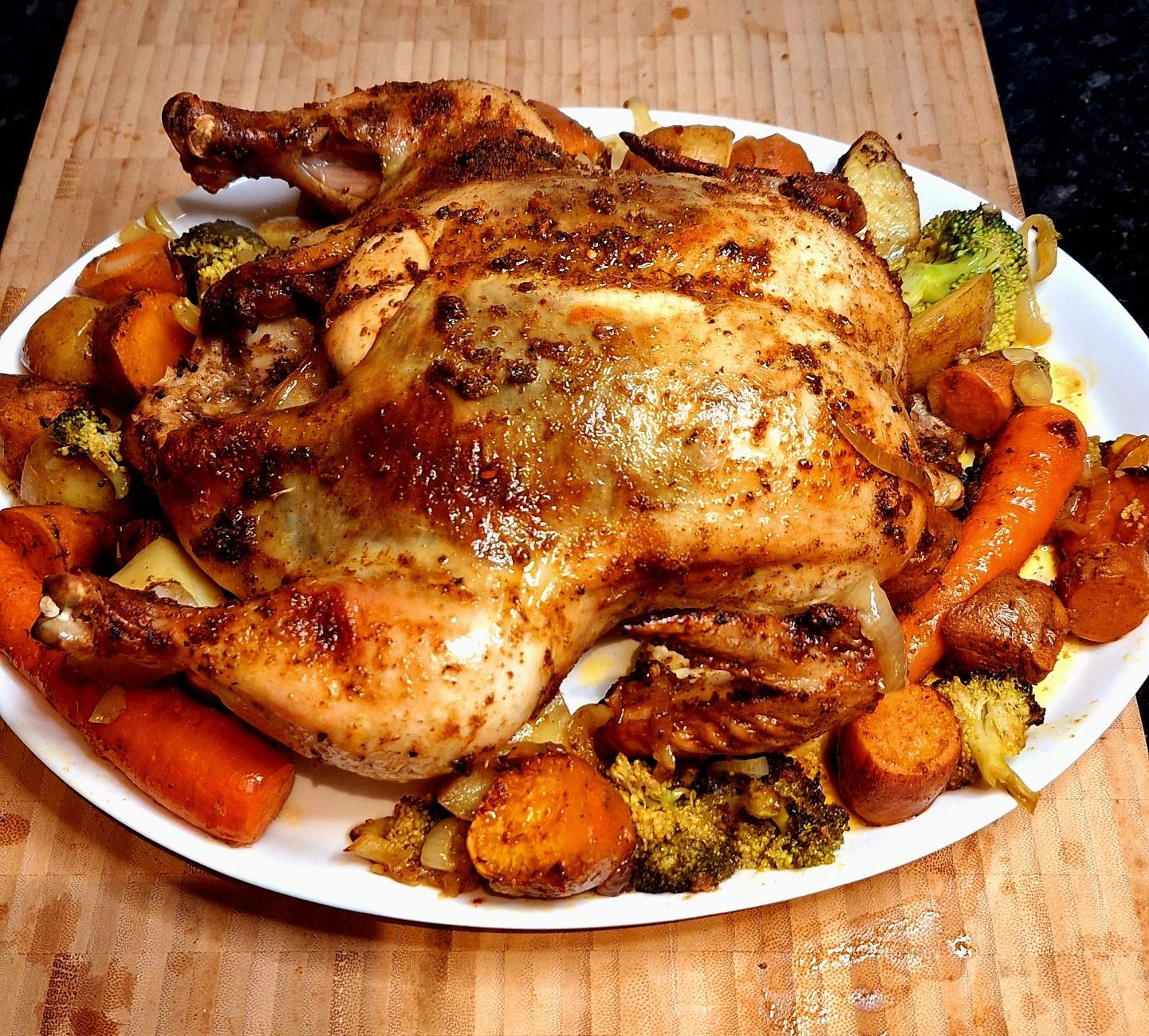 Spicy Roast Chicken Recipe | Easy, Flavourful, and Perfectly Crispy ...